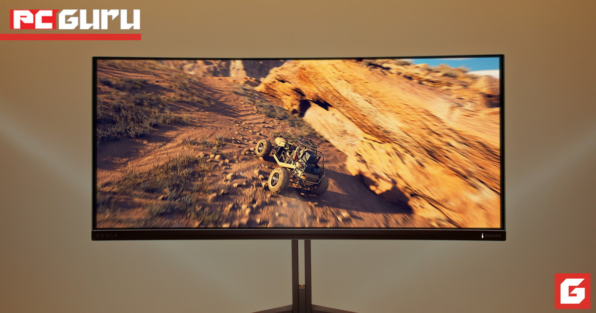 Az Evnia következő szintje: ívelt QD OLED monitort villantott a Philips